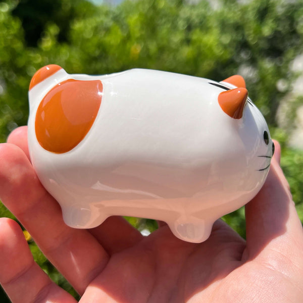 Fat Cat Pipe | Ceramic Unique Hand Pipe | Beautiful Cat Lovers Gift ...