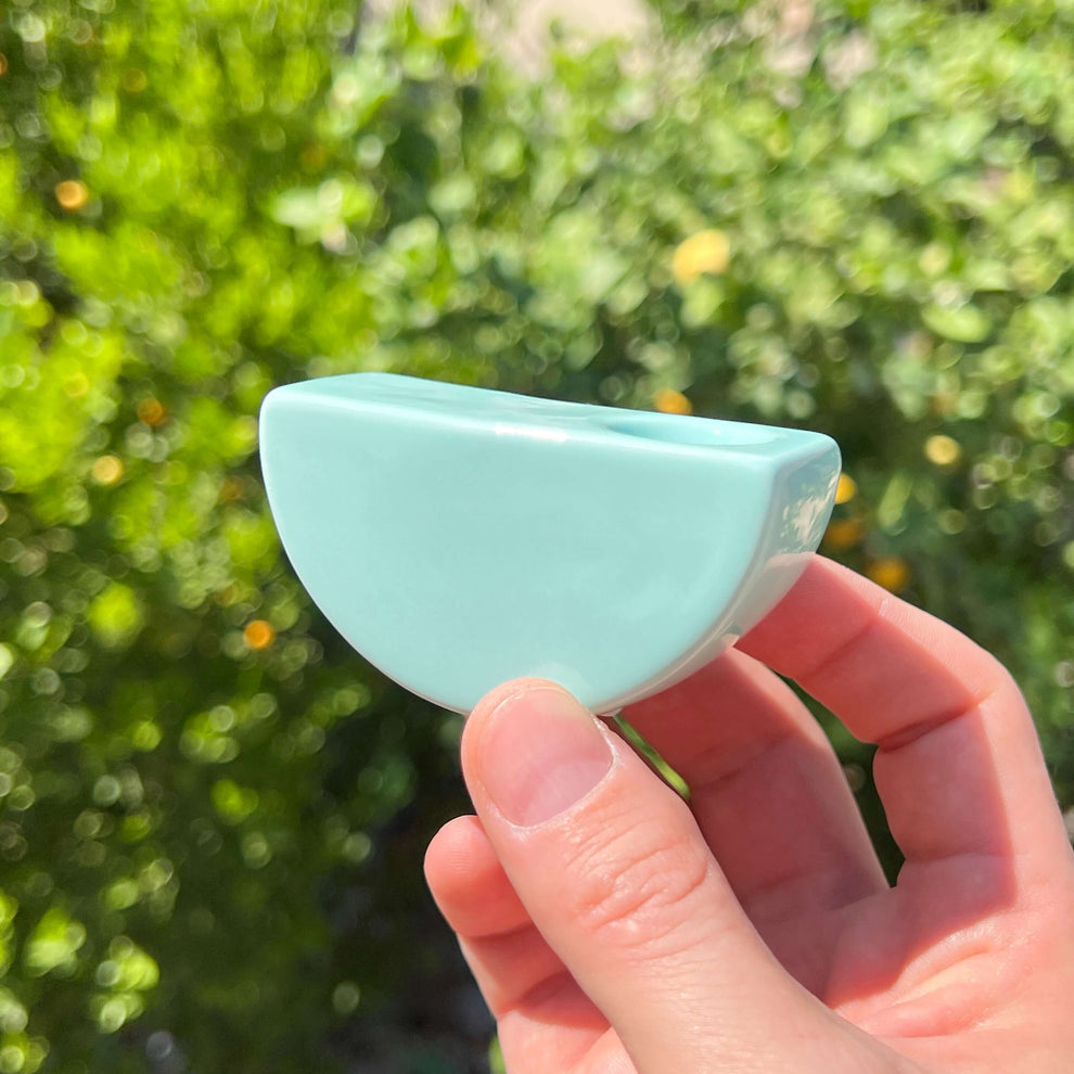 Half Circle Pipe | Tiny Beautiful Design in Cute Girly Pastel Green ...