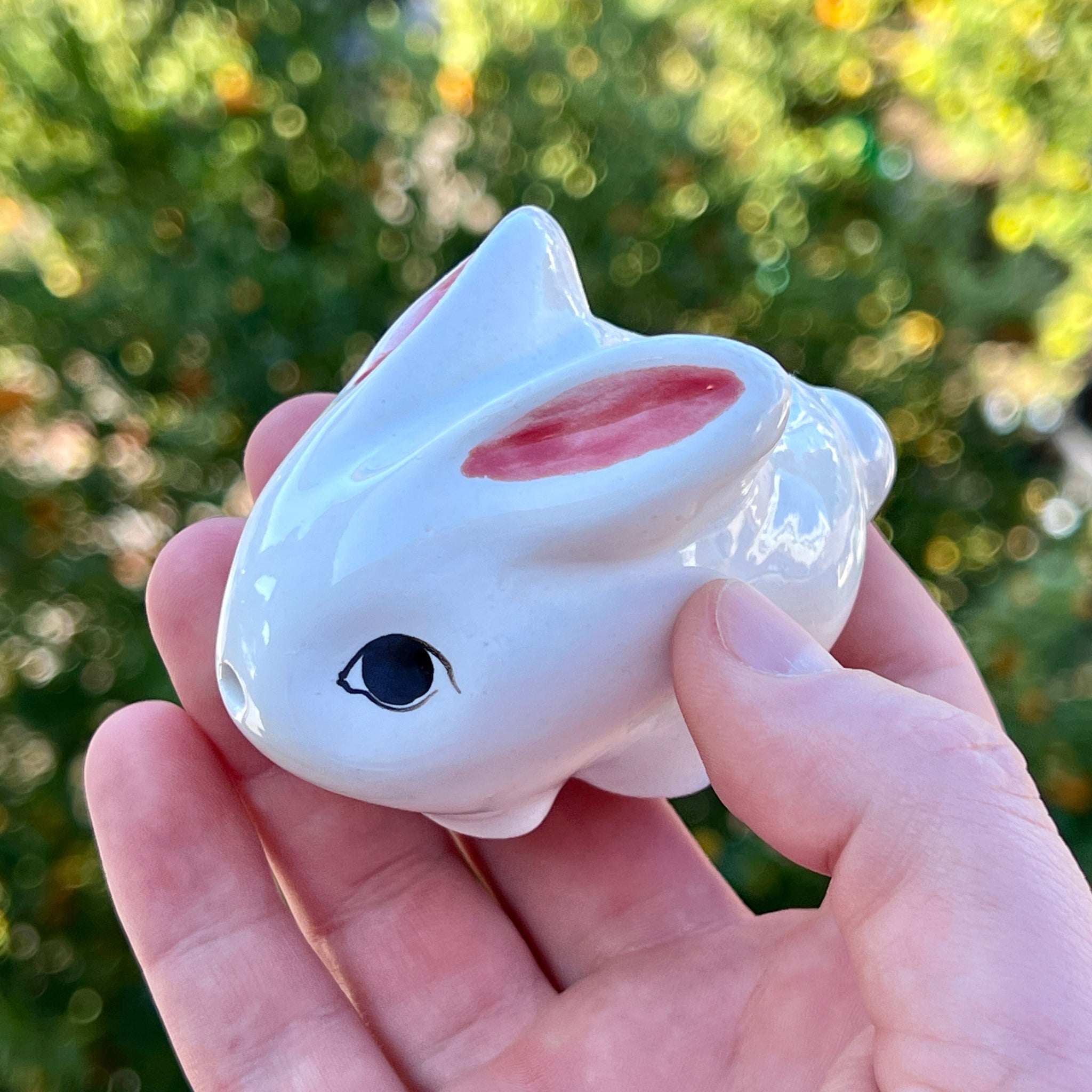 Bunny Pipe Ceramic Smoking Pipe Rabbit Handmade Pipes By Cosmos Art ...