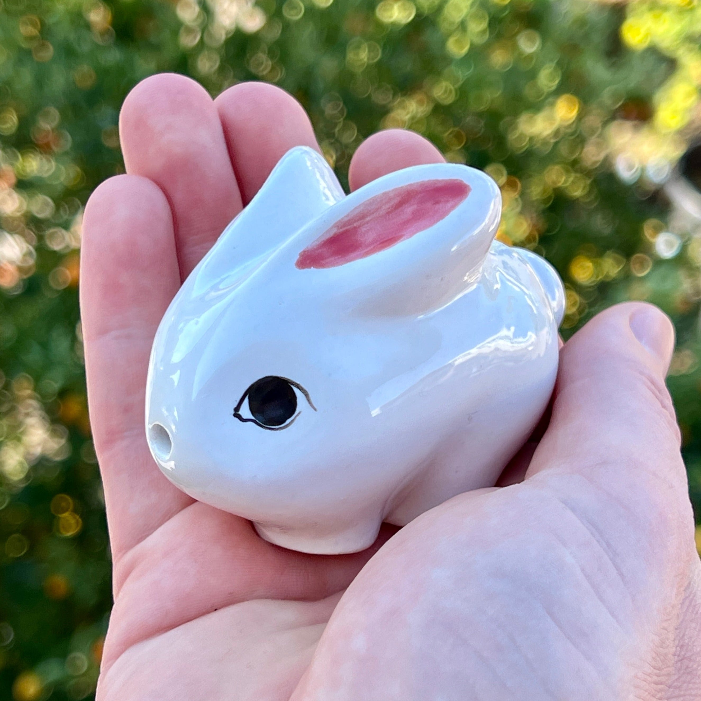 Bunny Pipe Ceramic Smoking Pipe Rabbit Handmade Pipes By Cosmos Art ...