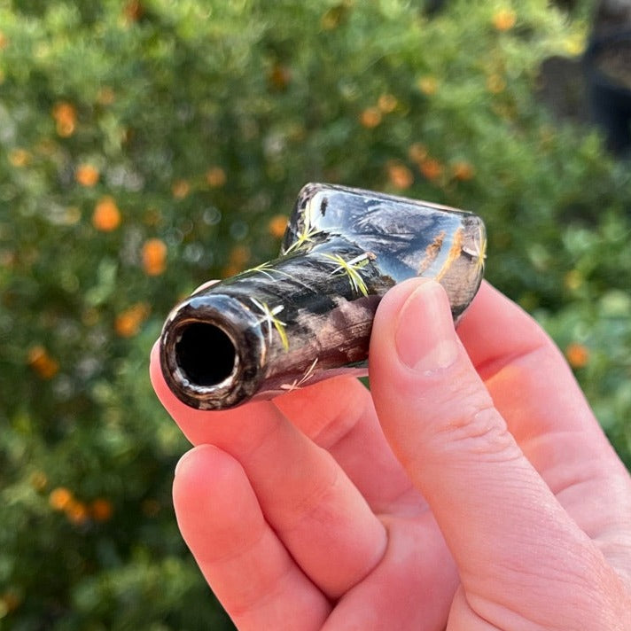 Magic Night Pipe (Black) – Cosmos Art Ceramics