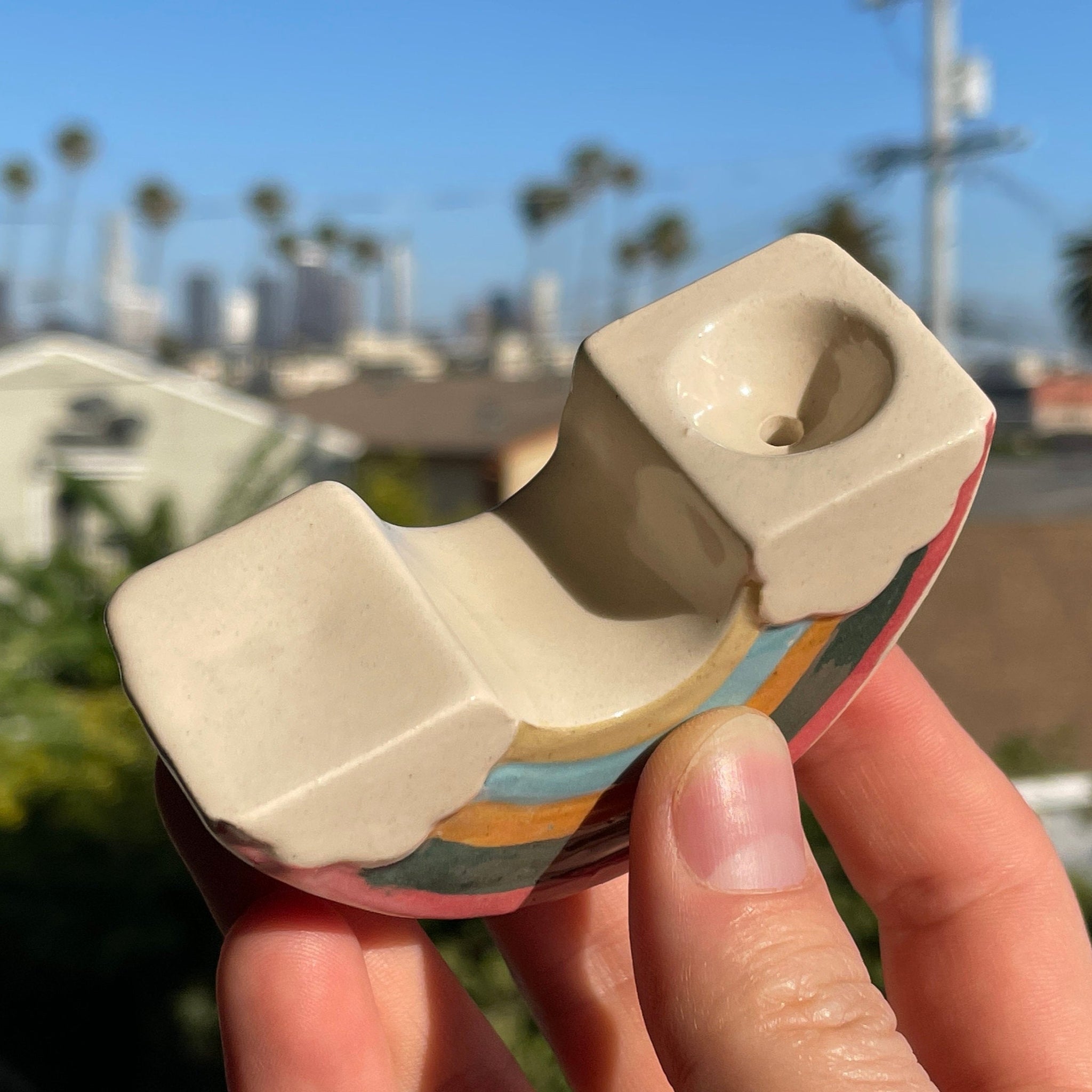 Rainbow Pipe – Cosmos Art Ceramics